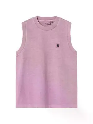 Carhartt Work In Progress Nelson Logo Patch Sleeveless Top - Pink