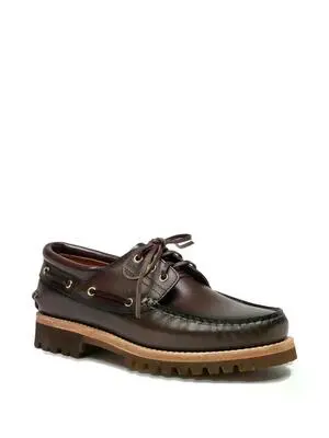 Officine Creative Heritage Flexi 001 Leather Boat Shoes