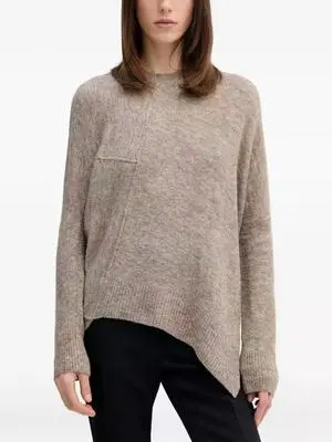 ALLSAINTS Lock Asymmetric Hem Sweater