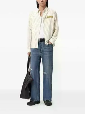 ALLSAINTS Samuel Striped-logo Shirt
