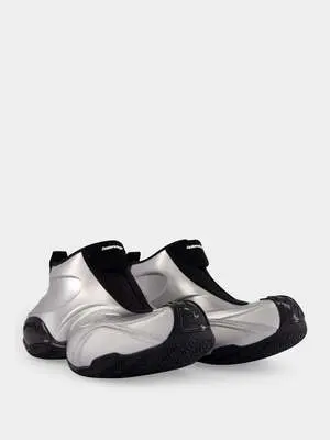 Balenciaga Basketball Sneakers - Silver