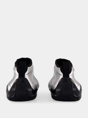 Balenciaga Basketball Sneakers - Silver
