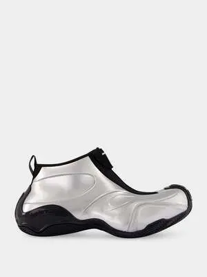 Balenciaga Basketball Sneakers - Silver