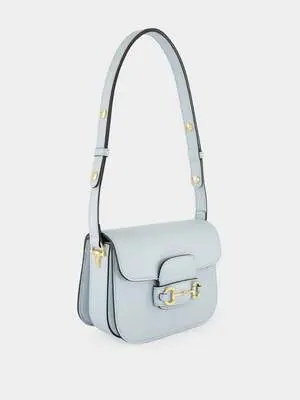 Gucci Horsebit 1955 Small Shoulder Bag - Blue