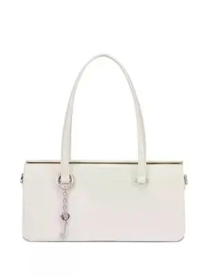 POTAMY Leather Shoulder Bag With Charm
