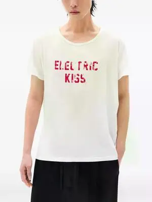 ANN DEMEULEMEESTER Idar Slogan-print T-shirt