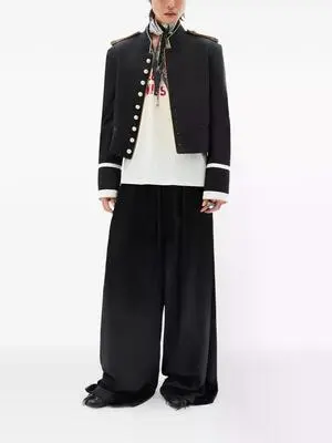 ANN DEMEULEMEESTER Idar Slogan-print T-shirt