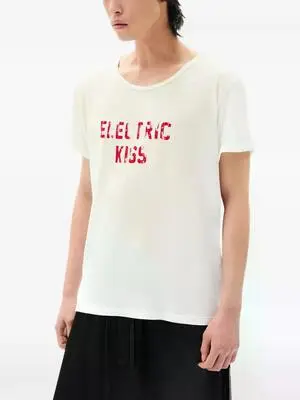 ANN DEMEULEMEESTER Idar Slogan-print T-shirt