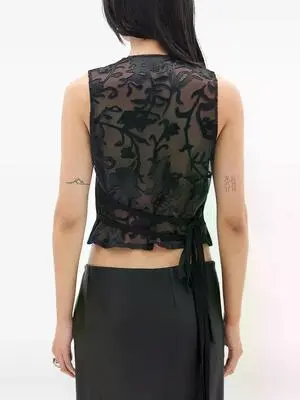ANN DEMEULEMEESTER Tiuku V-neck Buttoned Waistcoat