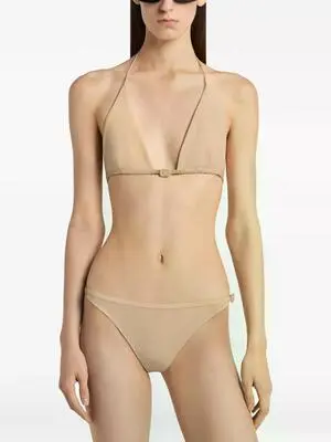COURREGES Buckle-detail Triangle Bikini
