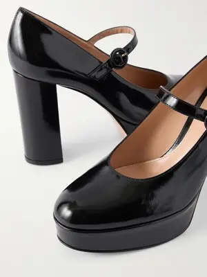 GIANVITO ROSSI 70 Patent-leather Mary Jane Pumps