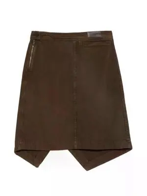 LEMAIRE Asymmetric Skirt - Brown