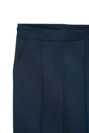 Chiara Boni La Petite Robe Slit-detail Cropped Trousers