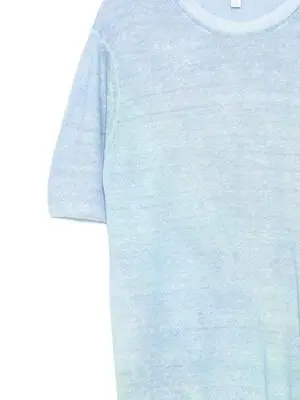 120% Lino Linen Short Sleeve T-shirt