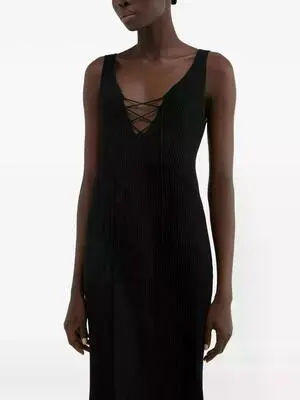 MARGHERITA MACCAPANI Tie-up Midi Dress