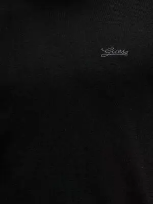 Guess Logo-detail Long-sleeve Sweater - Black