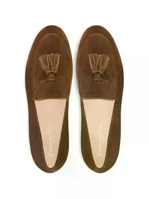 GIANVITO ROSSI Tassel-detail Loafers - Brown