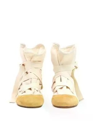 Isabel Marant Ankle-tie Leather Boots