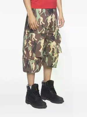 SPENCER BADU Camouflage Cargo Shorts