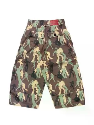 SPENCER BADU Camouflage Cargo Shorts