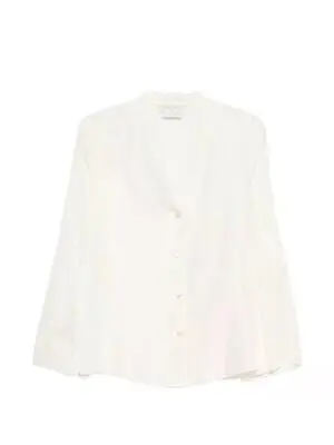 FORTE_FORTE Button Blouse