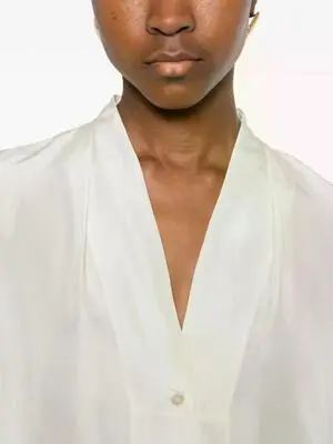 FORTE_FORTE Button Blouse