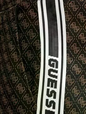 Guess Monogram Stripe Trousers