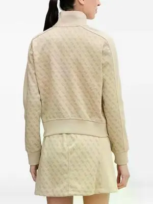 Guess Monogram Zip-up Sweatshirt