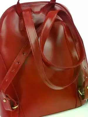 Saint Laurent 1990s Applique Leather Backpack
