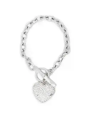 Guess Heart-embellished Chain Bracelet