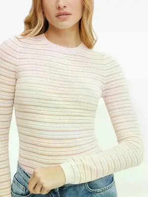 Guess Striped Long Sleeve Sweater