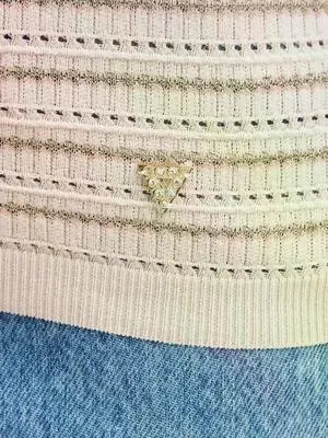 Guess Striped Long Sleeve Sweater