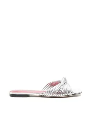 Valentino Garavani Knotted Sandals - Silver