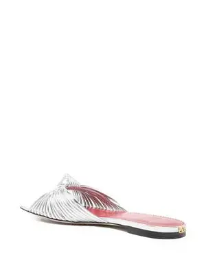 Valentino Garavani Knotted Sandals - Silver
