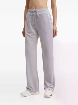 Guess Embellished Drawstring Track Pants - Purple