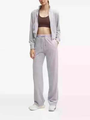 Guess Embellished Drawstring Track Pants - Purple