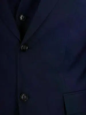 BOSS Three-piece Slim-fit Suit In Virgin Wool - Blue