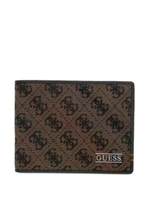 Guess Boston Monogram Wallet - Brown