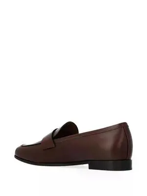 Max Mara Regent Leather Loafers - Brown