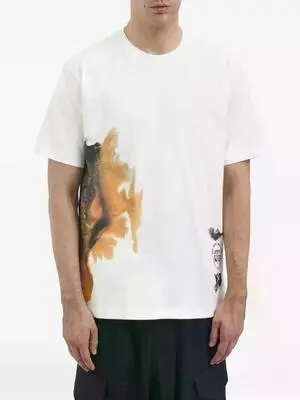 Y3 Graphic-print T-shirt - White
