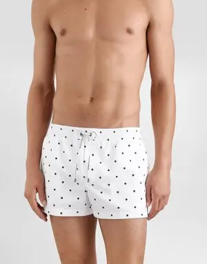 Dolce & Gabbana Polka Dot Swim Boxers - Multicolor