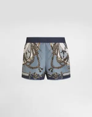 Dolce & Gabbana Cargo-print Short Swim Boxers