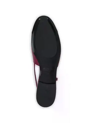 POTAMY Cap-toe Strap Ballet Flats - Red