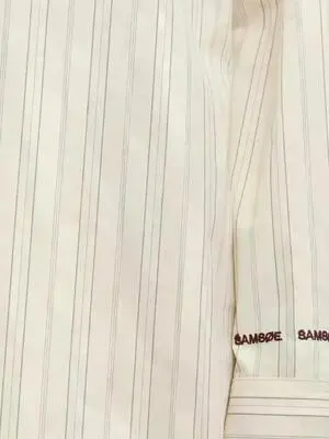 SAMSOE SAMSOE Salova Striped Shirt - White