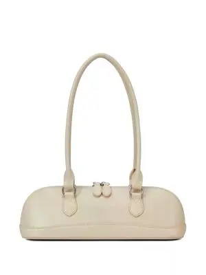 POTAMY Leather Zip Shoulder Bag - Neutrals