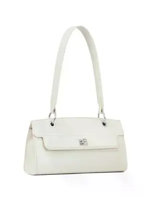 POTAMY Flap Leather Shoulder Bag