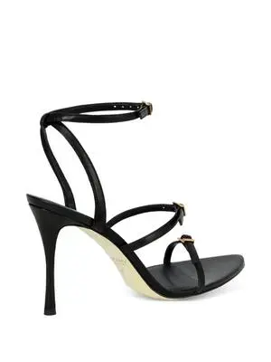 POTAMY Buckle Strap Sandals - Black