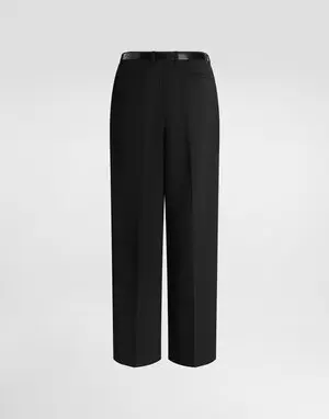 Dolce & Gabbana Wool Gabardine Trousers