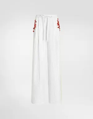 Dolce & Gabbana Striped Poplin Trousers