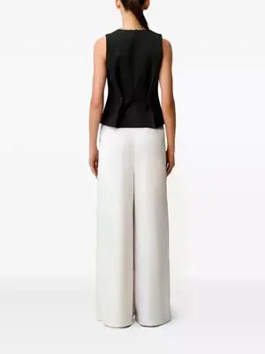 Claudie Pierlot Wide Leg Gathered Trousers